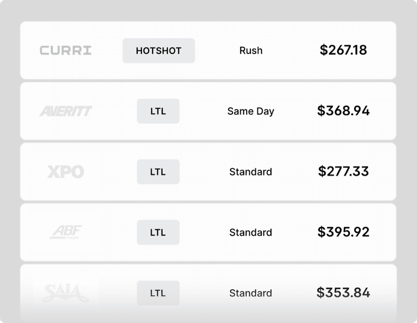 LTL freight, finally built for your workflow — Curri